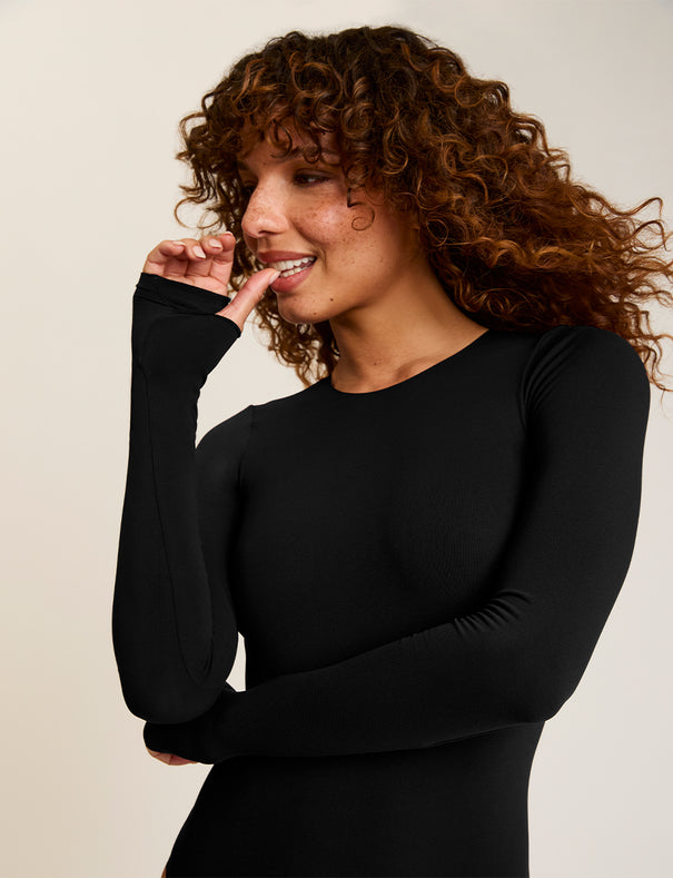 Ballet Long Sleeve Bodysuit with Thumbholes | Commando®