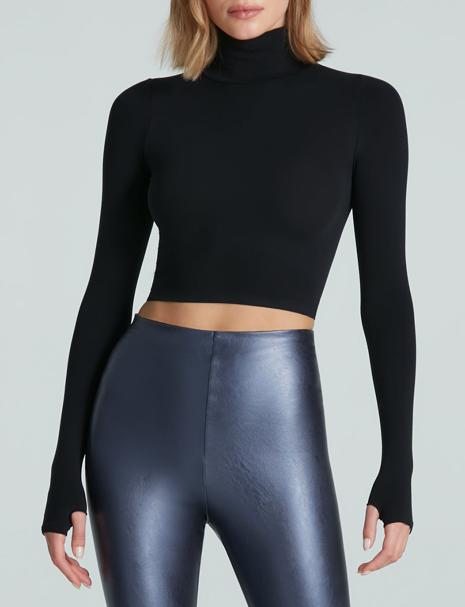 Ballet Body Turtleneck Crop Top | Commando®