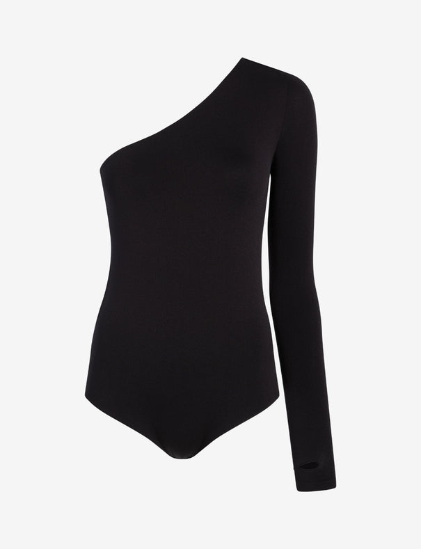 Prima Ballet One Shoulder Bodysuit with Thumbholes | Commando®